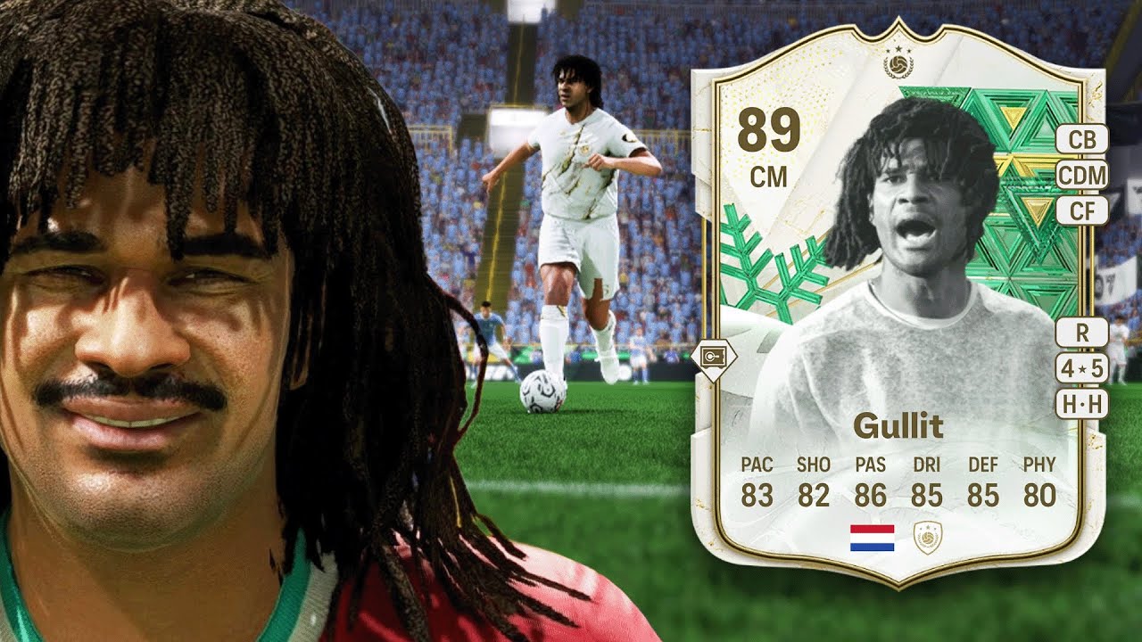 89 WINTER WILDCARD ICON GULLIT IS INSANE IN EA FC 24!! - YouTube