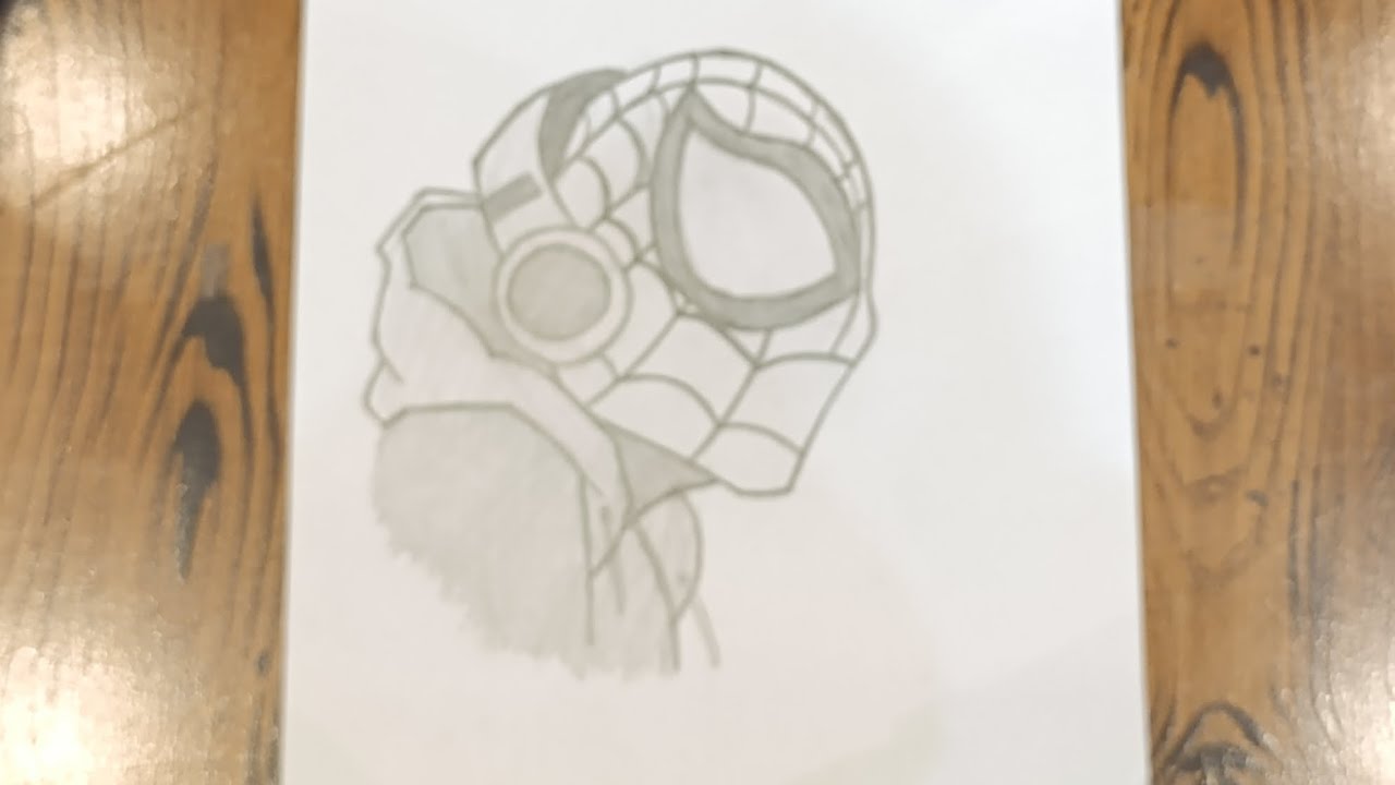 How to draw Miles morales | sketch tutorial - YouTube