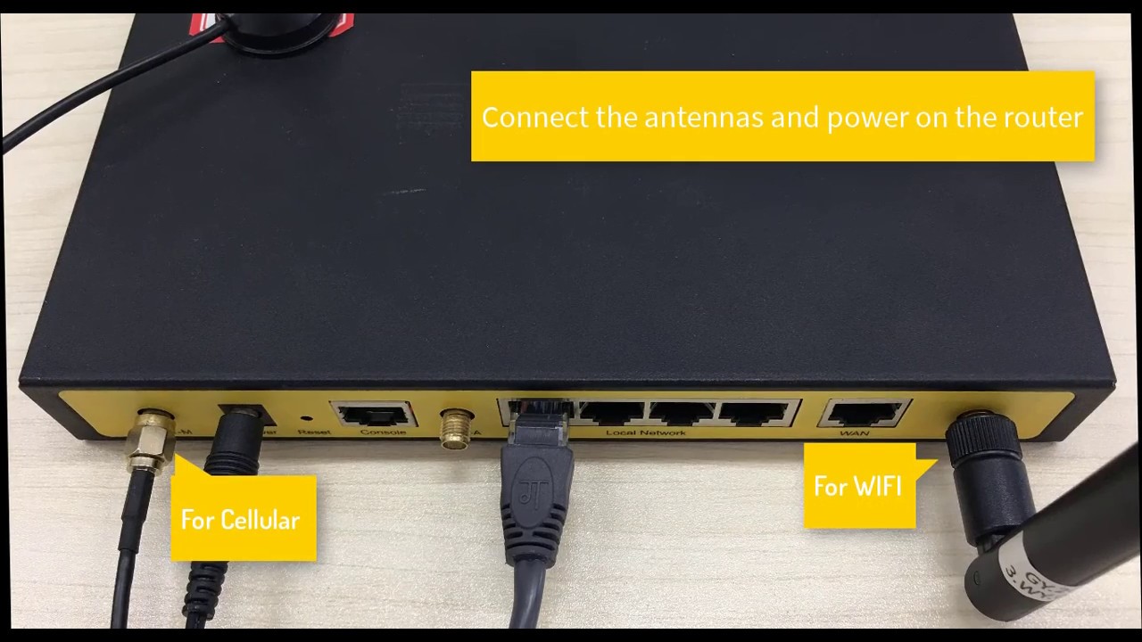 Quick Start Guide of Four-Faith Router - YouTube