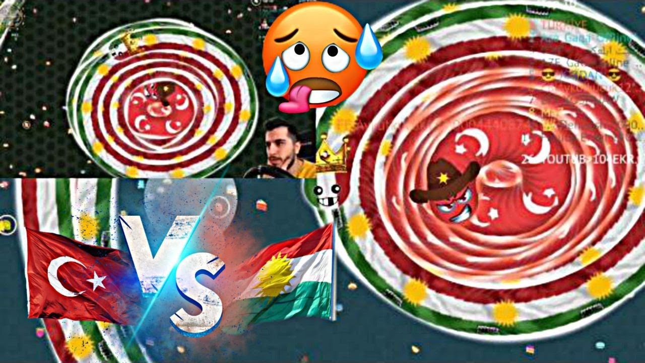 wormate.io kurdsh VS Turkeyیاری کرمەکە ستریم سناپی تورکێک ببینە - YouTube