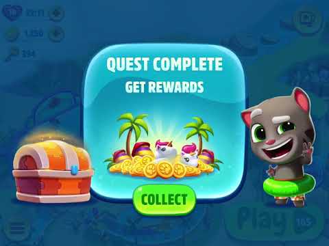 Talking Tom Pool Quest Completed