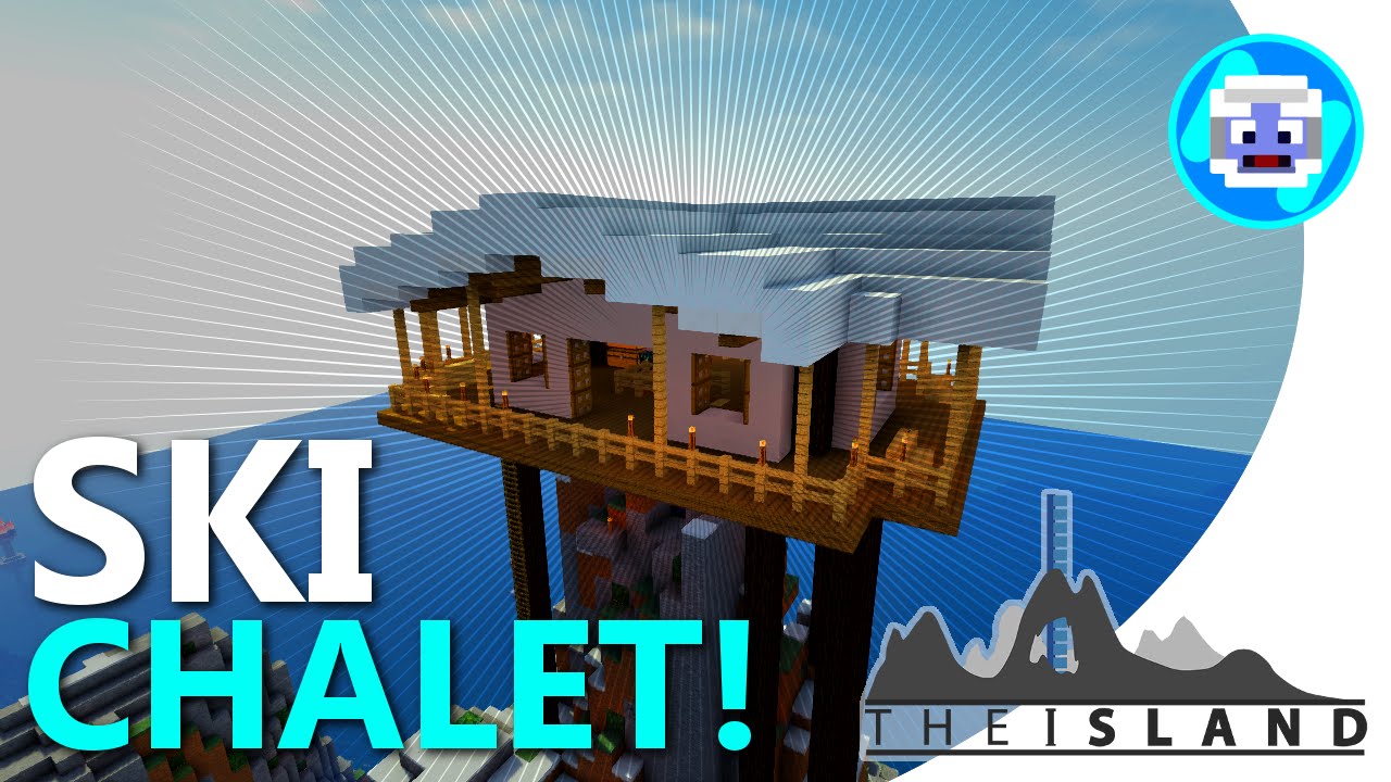 The Island - SKI CHALET! Minecraft Survival Multiplayer (Episode 2 ...