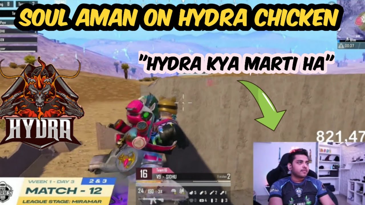SOUL AMAN REACT ON HYDRA CHICKEN IN BMPS - YouTube