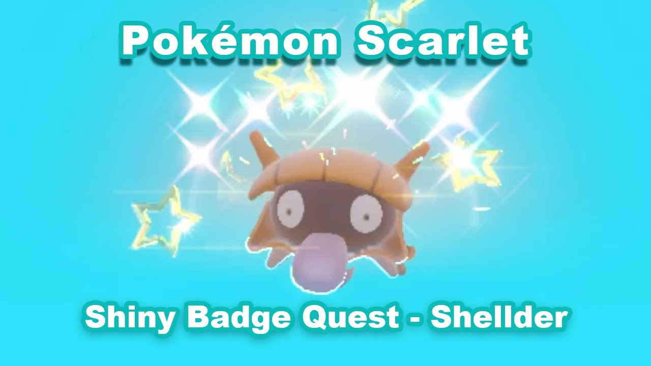 Shiny Shellder - Pokemon Scarlet - Shiny Badge Quest - YouTube