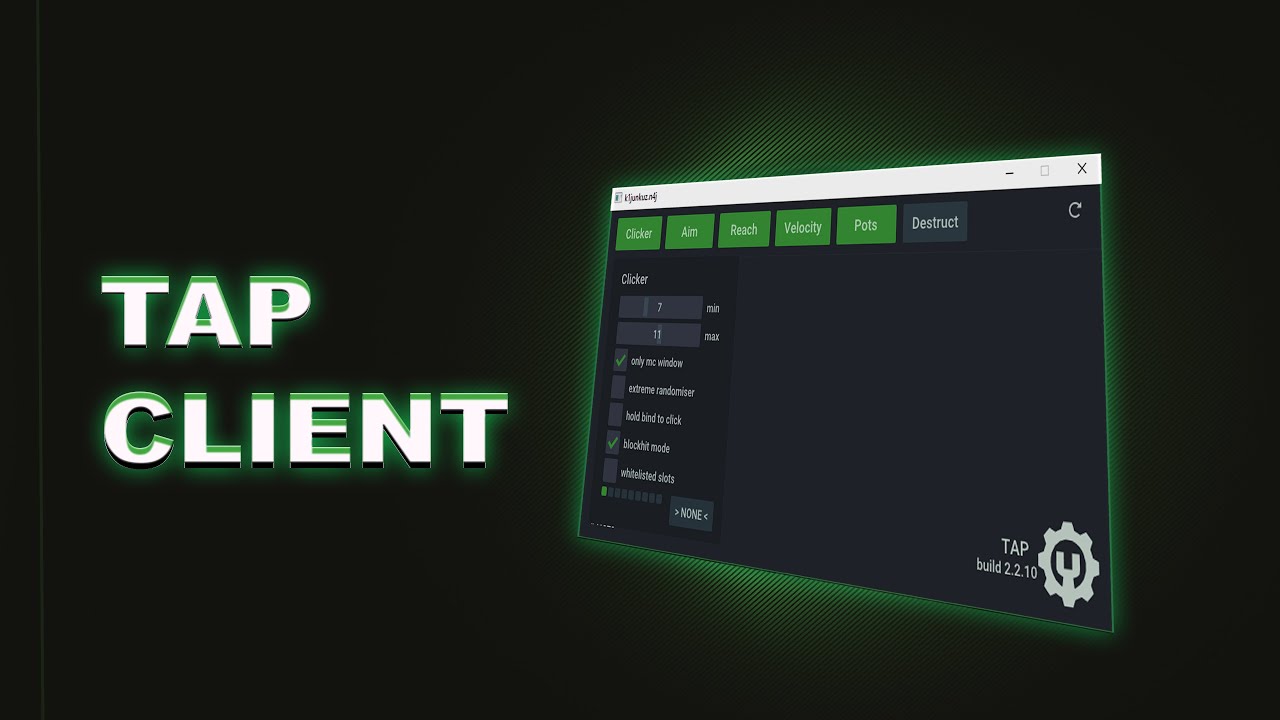 Aim Assist on Lunar Client ft. Tap Client @ tap.gl - YouTube