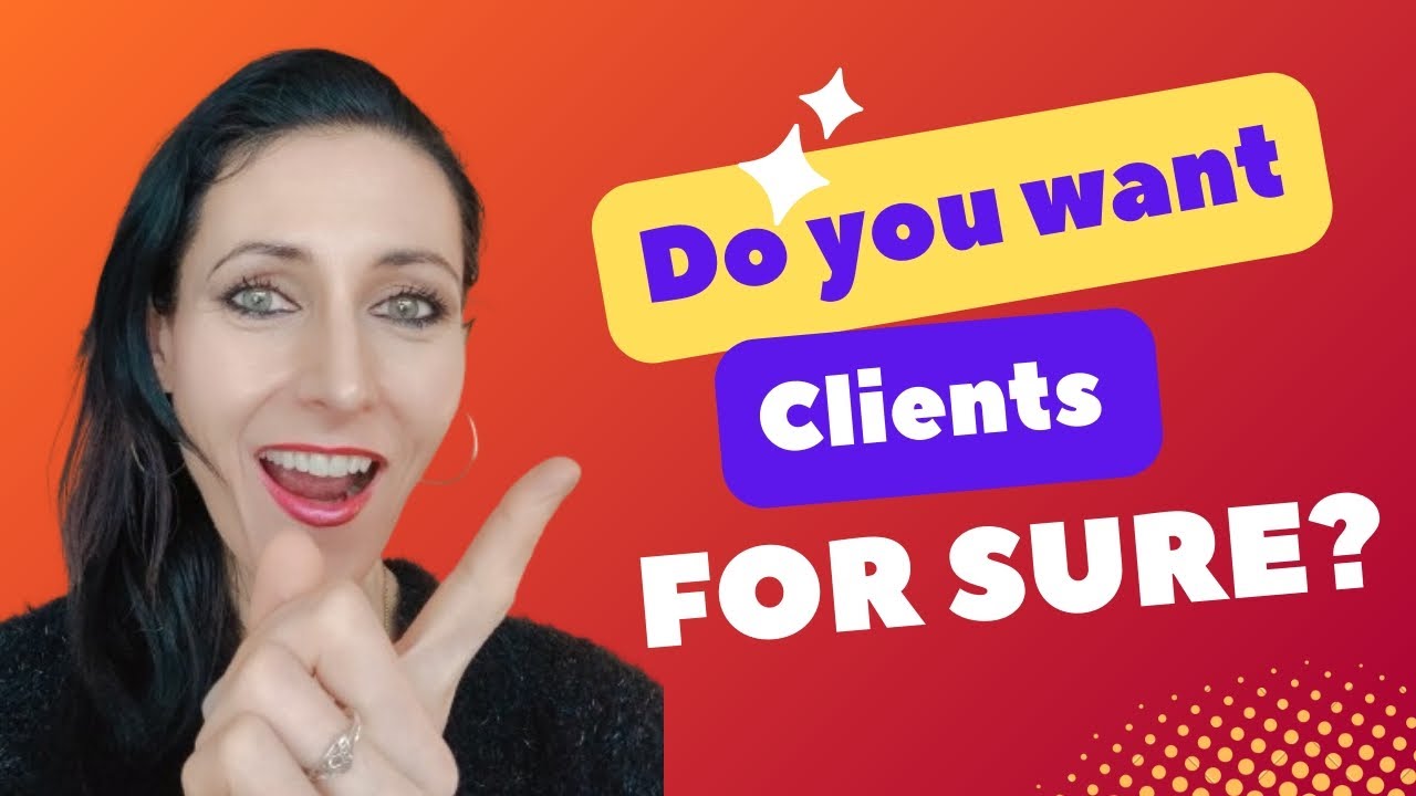 Do you want clients FOR SURE? - YouTube