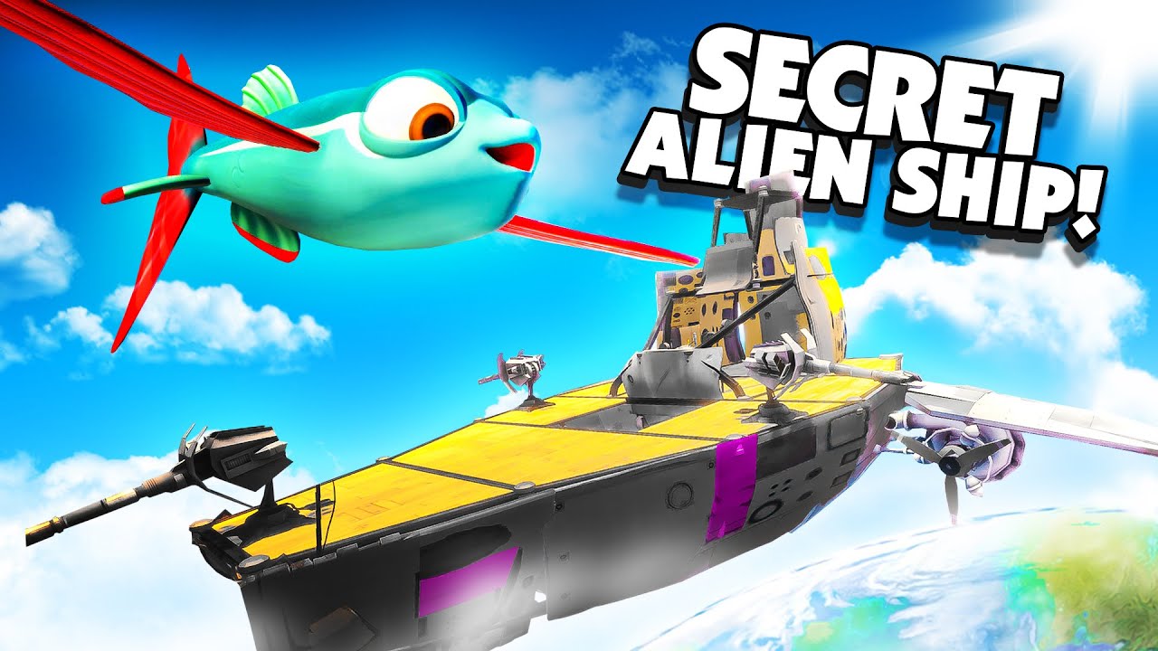 FLYING FISH FINDS A SECRET SPACESHIP! I Am Fish Gameplay - YouTube