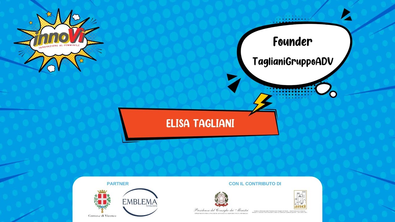 Elisa Tagliani | Founder | TaglianiGruppoADV - YouTube