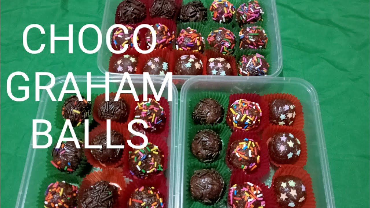 Choco Graham Balls | No Bake Sweet Treat - YouTube