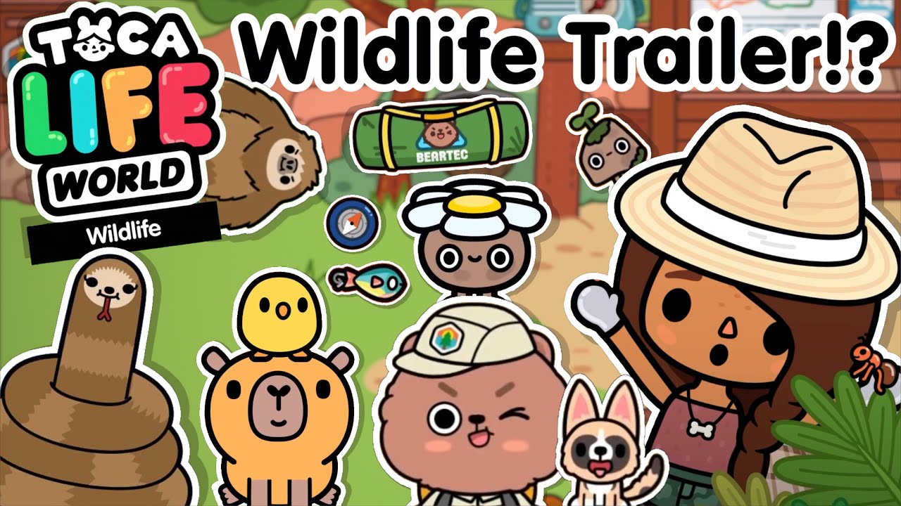 Toca Life world | Wildlife Location Trailer!! - YouTube