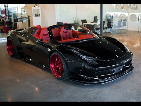 Liberty Walk Ferrari 458 Spider by SR Auto Group - YouTube