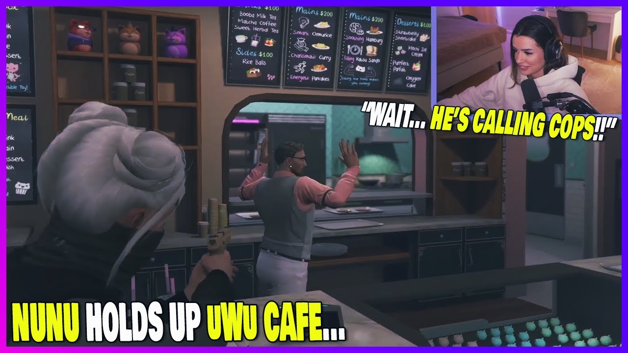 Nunu Holds Up uWu Café & Things Get Spicy.. | GTA RP NoPixel 3.0 - YouTube