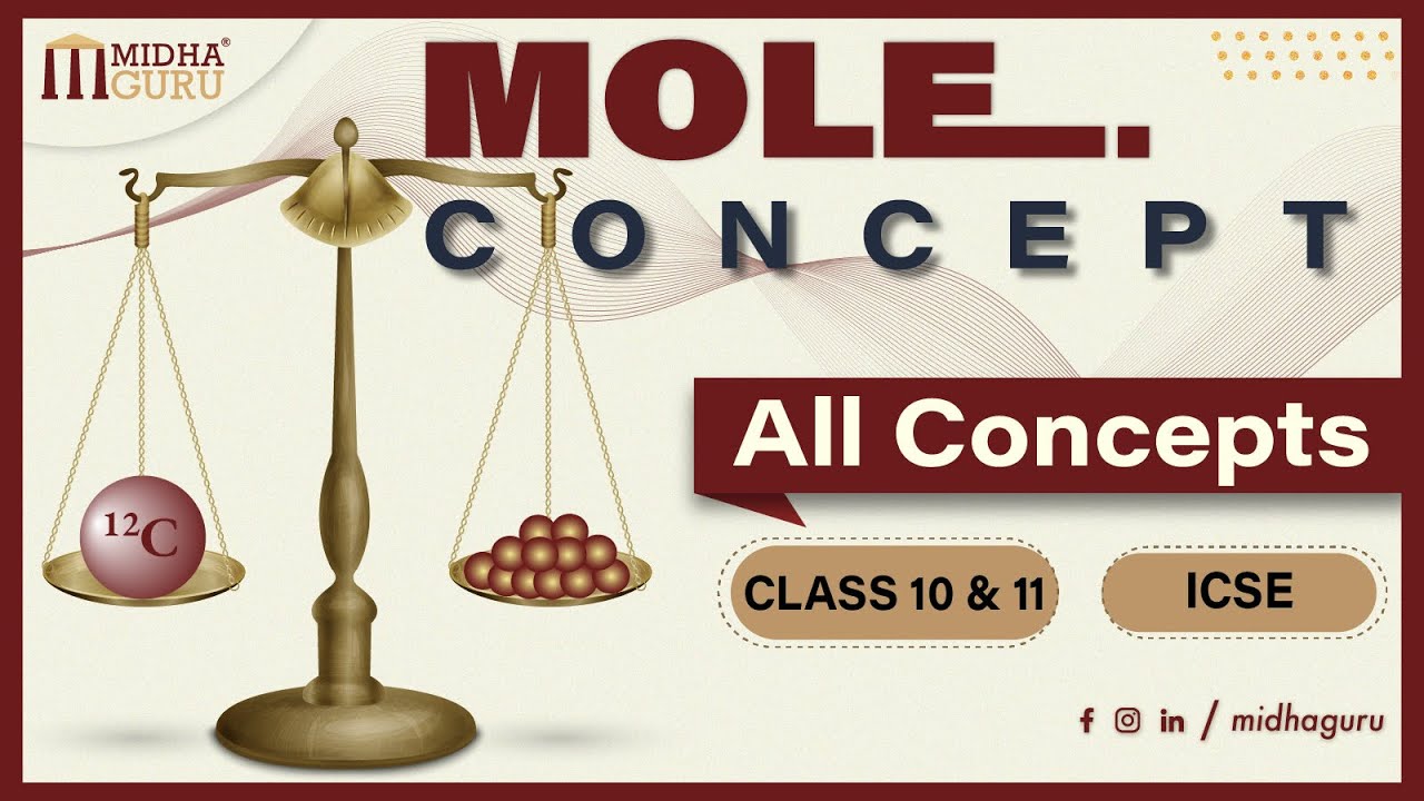 Mole Concept / Class 10 , 11 / Important Concept/ In one short - YouTube
