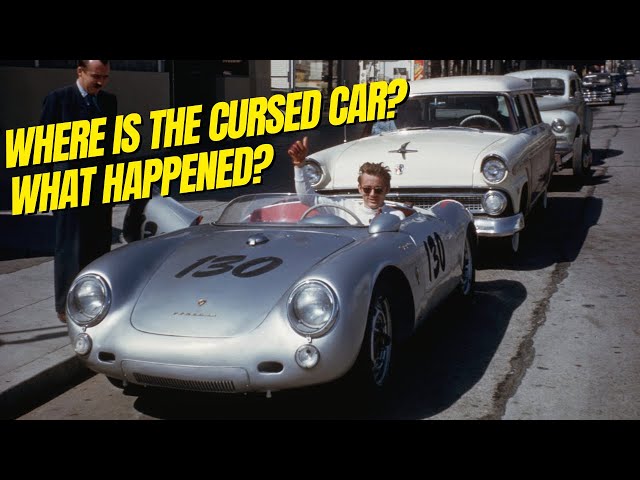 James Dean And His Car