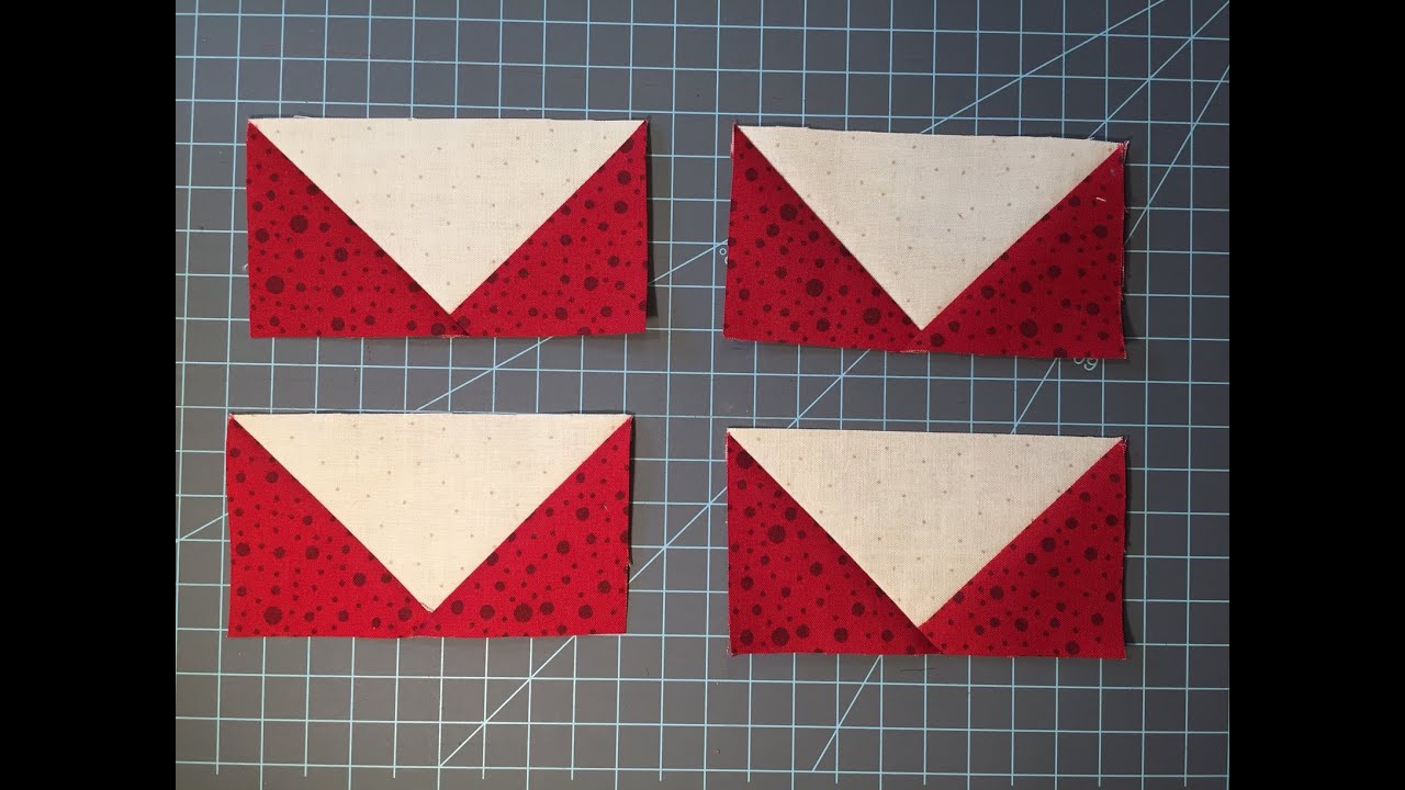 Easy No Waste Flying Geese Quilt Block Tutorial - YouTube