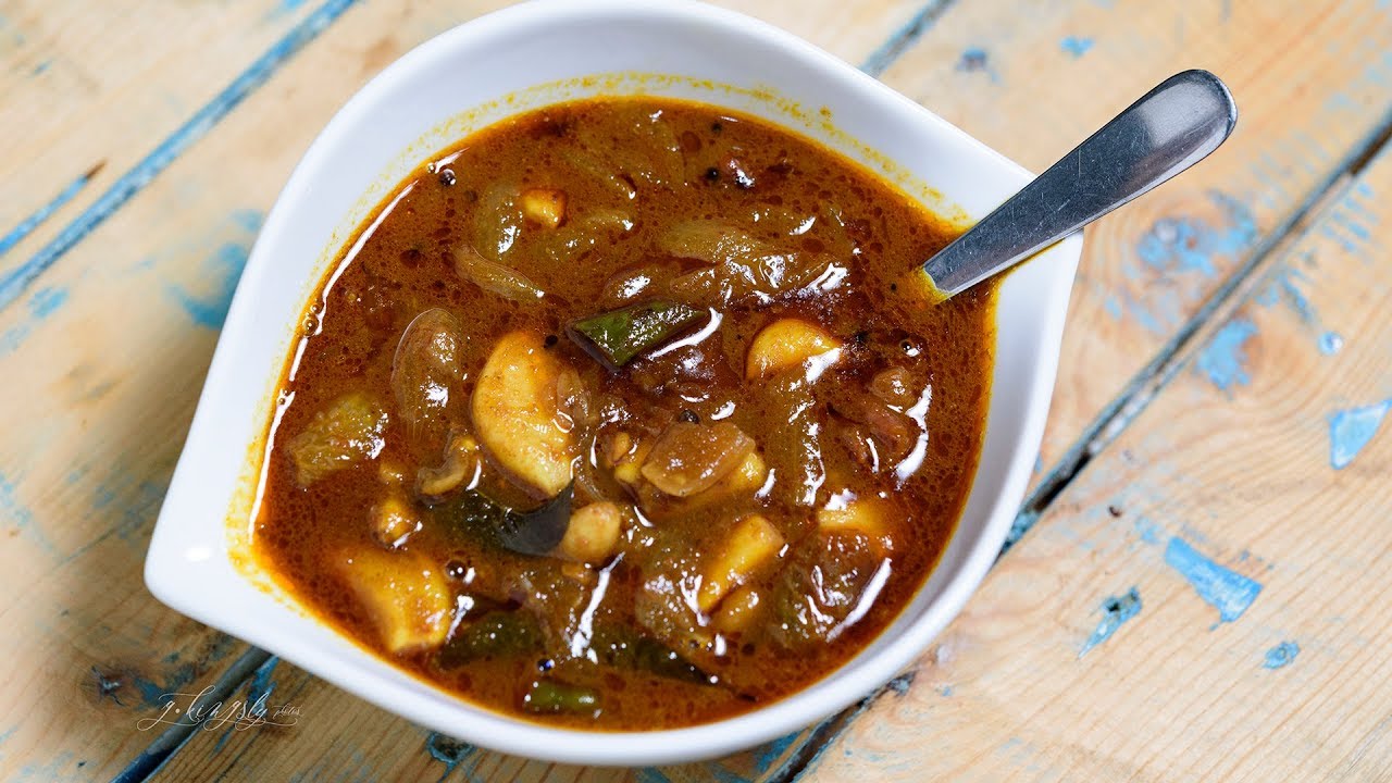 Poondu Kuzhambu | Poondu Vengaya Puzhi Kuzhambu - YouTube