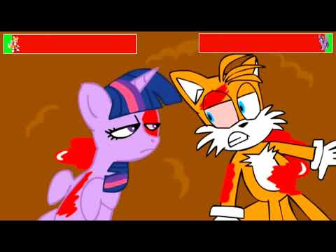 Tails vs. Twilight Sparkle with healthbars (30th Anniversary Special)