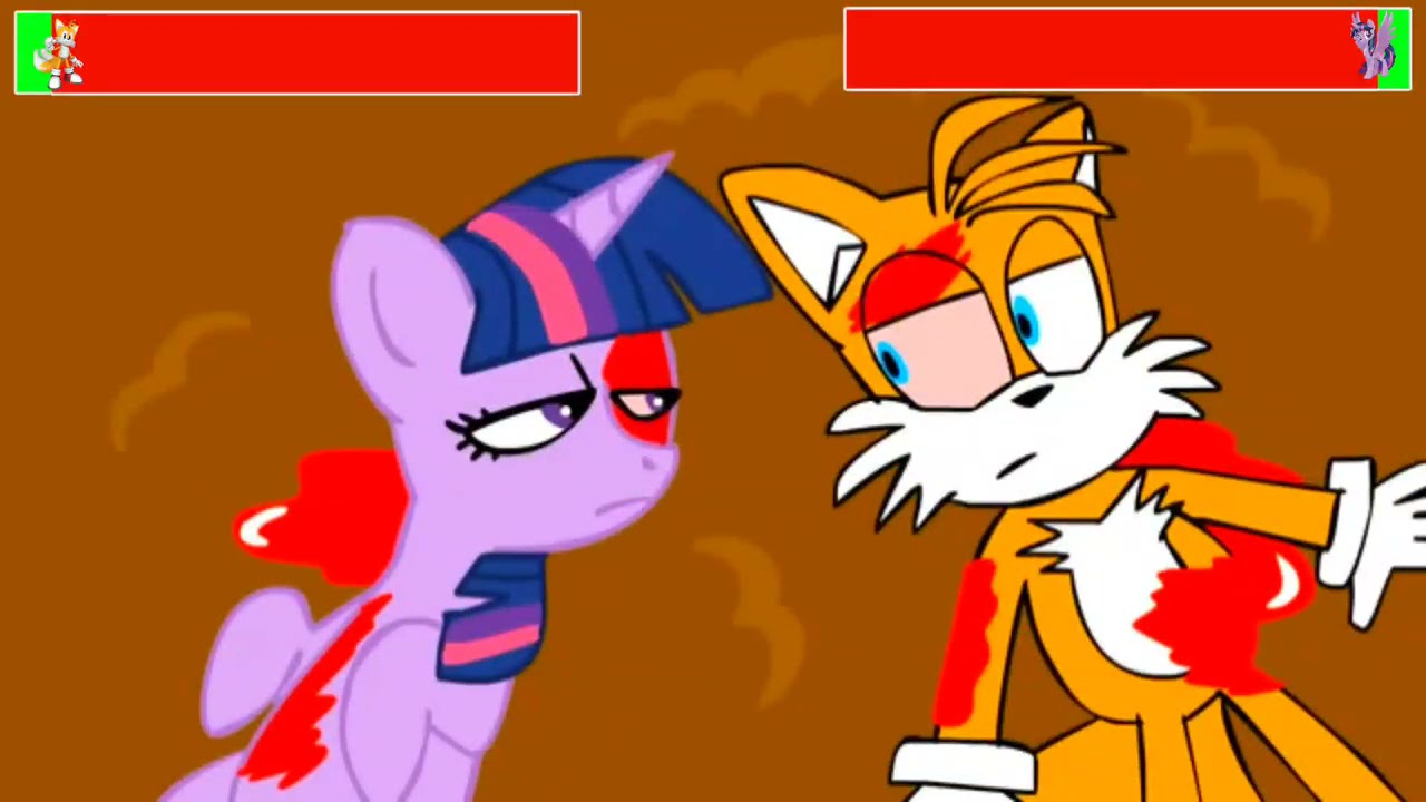 Tails vs Twilight Sparkle with healthbars (30th Anniversary Special ...