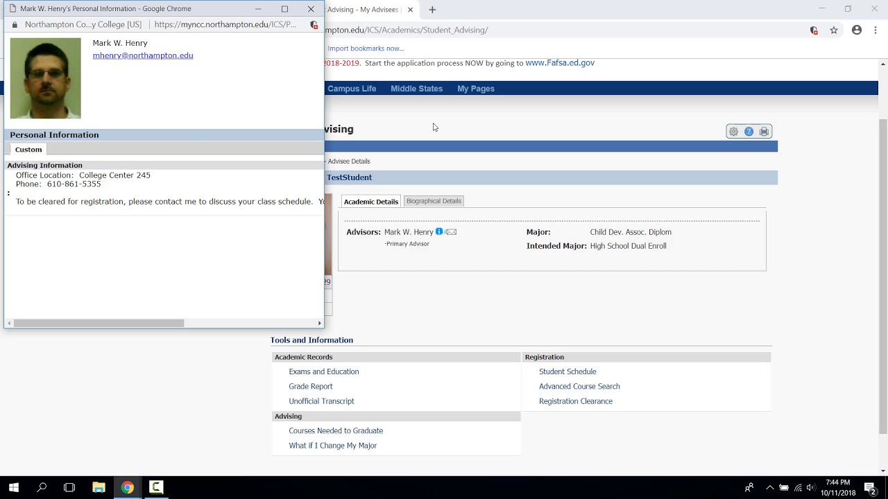 How to update contact info in MyNCC - YouTube