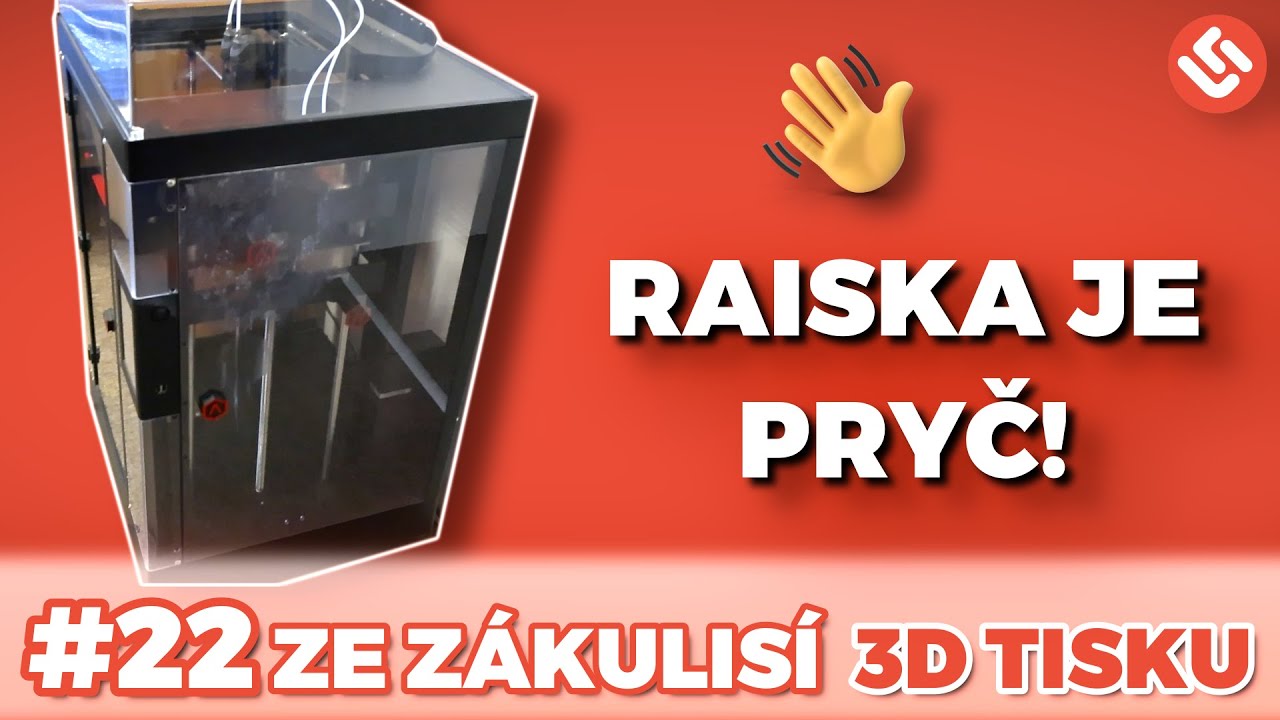 #22 Vlog / Prodaná Raiska / Konečně opravená bambulabka / Qidi jede ...