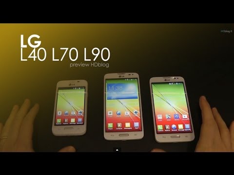 LG L40 L70 L90 preview di HDblog.it dal MWC 2014