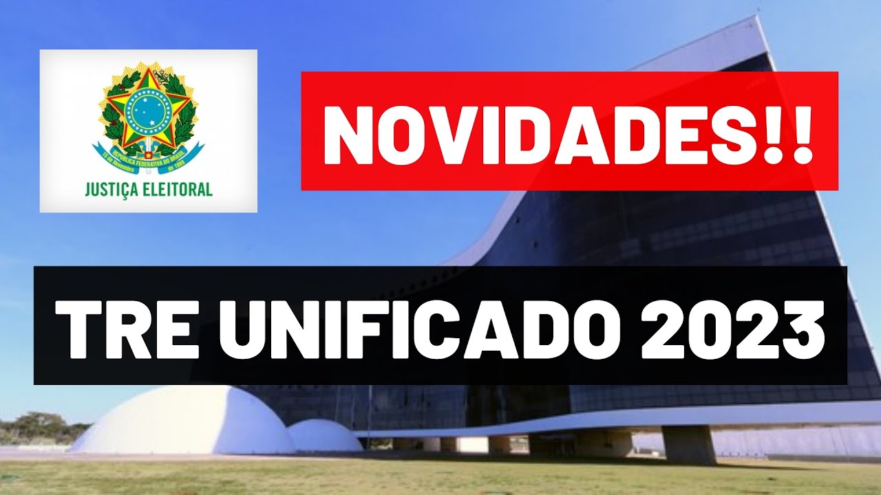 TRE DF ADERE AO CONCURSO TRE UNIFICADO 2023 - YouTube