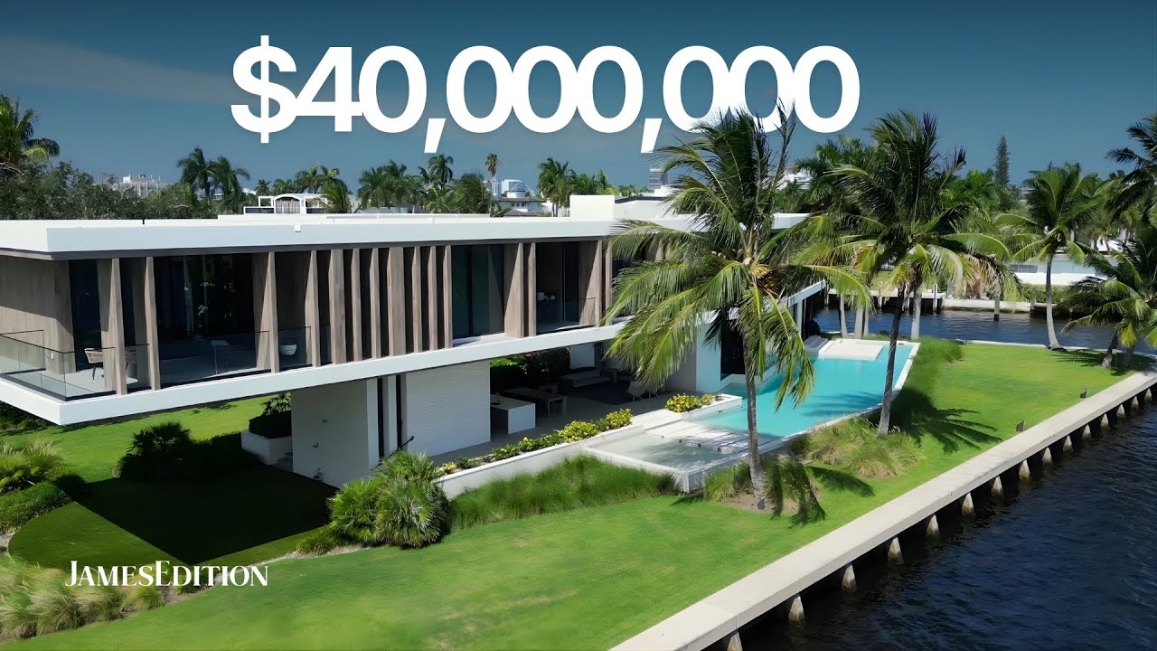 Florida’s Most Unique $40M Waterfront Mansion | JamesEdition - YouTube