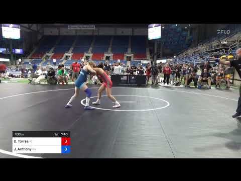 2023 16U U.S. Marine Corps Women’s Nationals:  Danica Torres vs Justice Anthony: 122 Ibs 7th Place