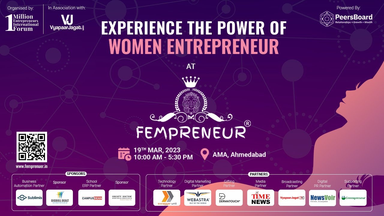 Fempreneur 2023- Experience the power of Women Entrepreneurs - YouTube
