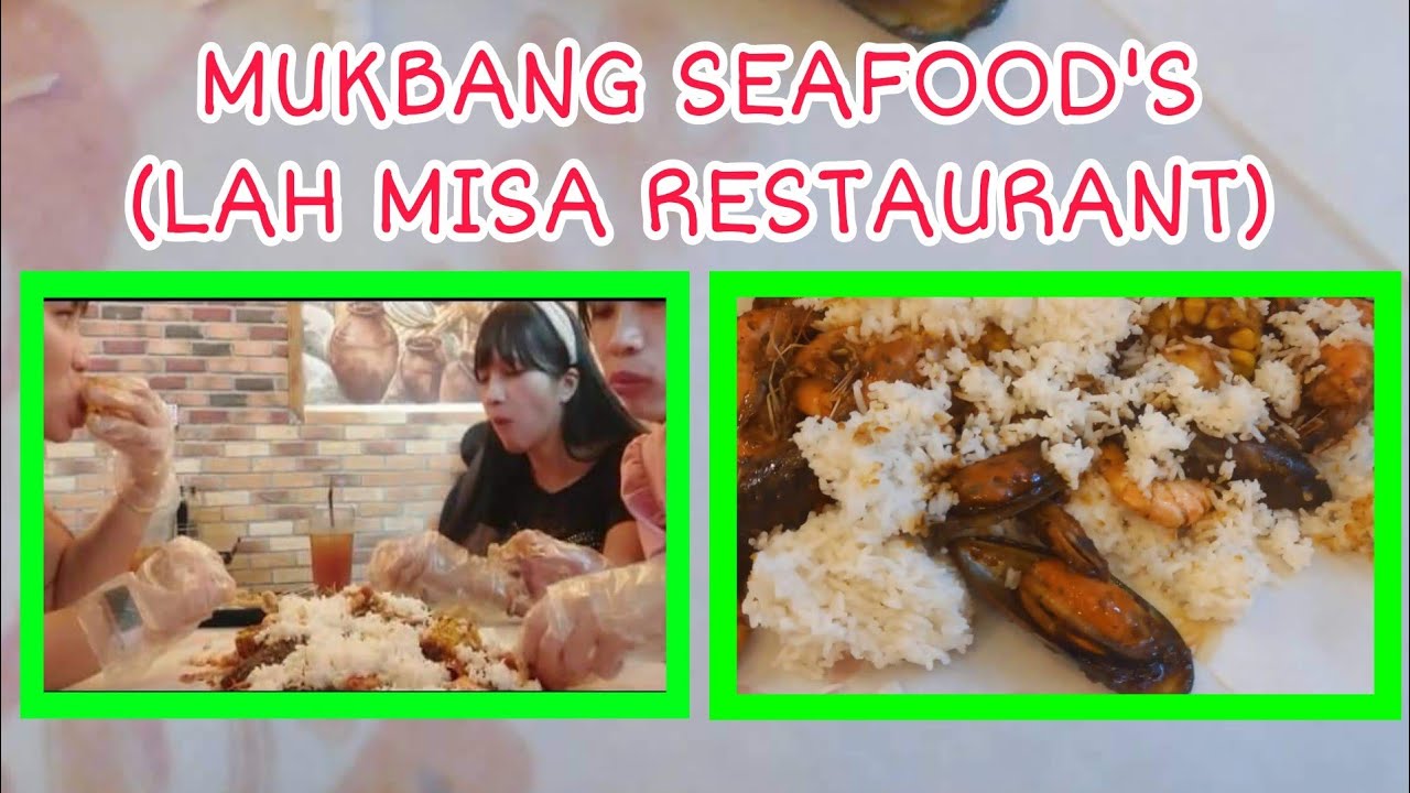 Mukbang Seafoods||LAH MISA RESTAURANT DIERA DUBAI PART1 ...