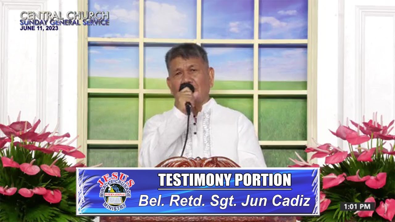 JMCIM | Testimony Portion | Bel. Retd. Sgt. Jun Cadiz | June 11, 2023 ...