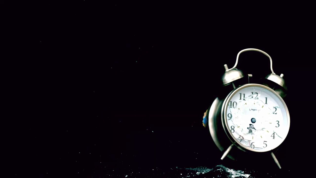 Slow Motion Shattering Clock Face - YouTube