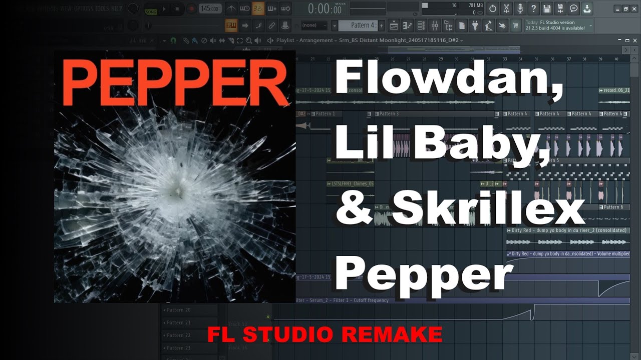 Flowdan, Lil Baby, & Skrillex – Pepper | FL Studio remake | FLP - YouTube
