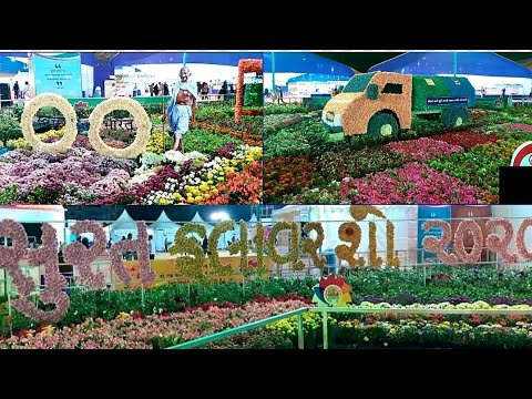 FLOWER SHOW 2023# FLOWER SHOW 2020 SURAT #Ahmedabad flower show River ...