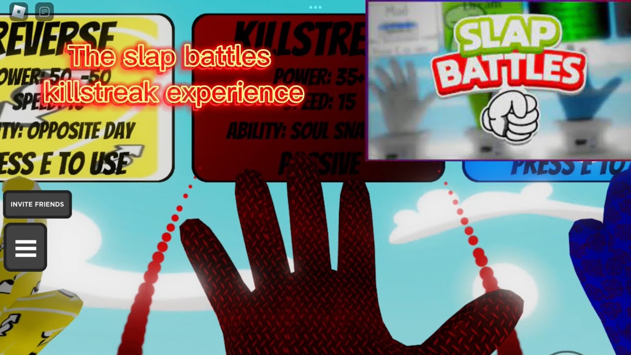 Slaps battles killstreak Experience! - YouTube