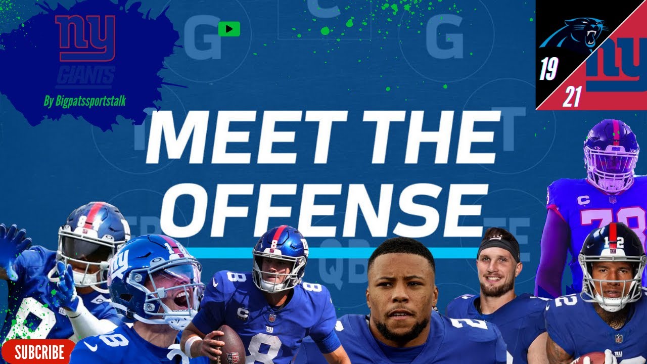 New York Giants | Daniel Jones & Giants Offense Look Unstoppable ...