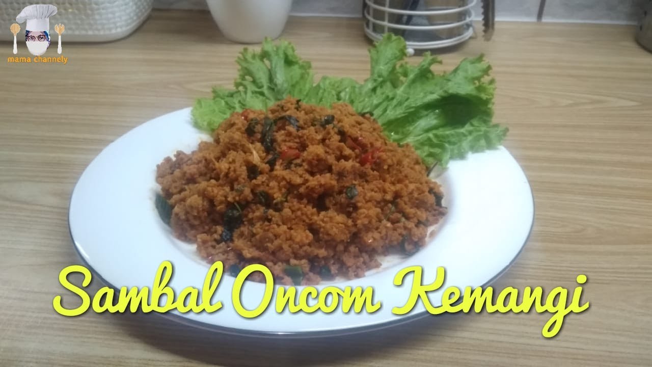 Sambal Oncom Kemangi | cara membuat sambal oncom | Resep Sambal - YouTube