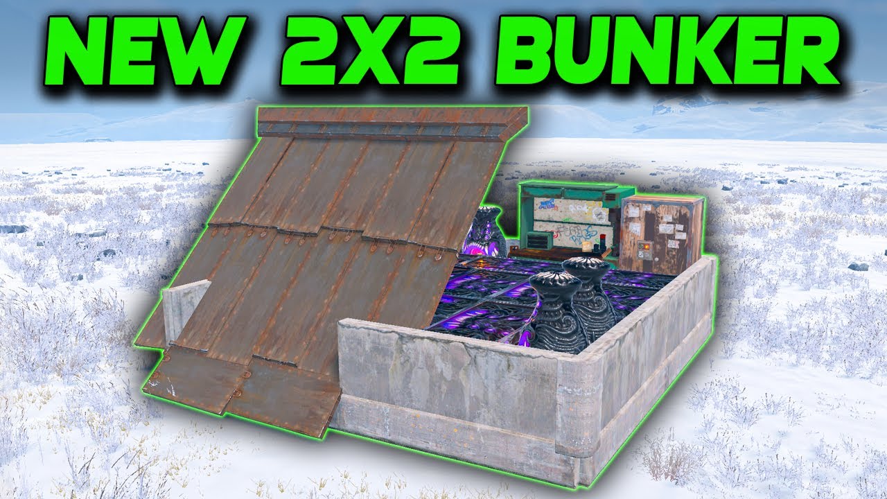 NEW 2X2 BUNKER In Rust 2026 / Rust Base Design - YouTube