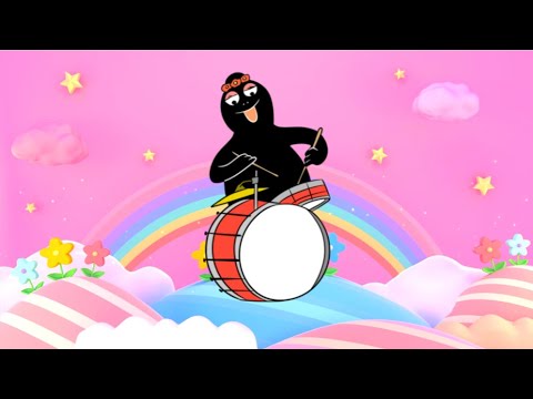 How to Draw Barbapapa Barbamama Drummer drawing and coloring video ...