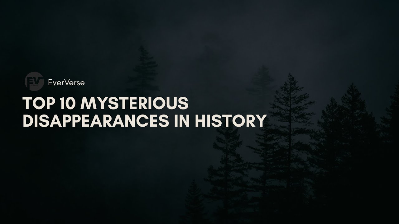 Top 10 Mysterious Disappearances in History - YouTube
