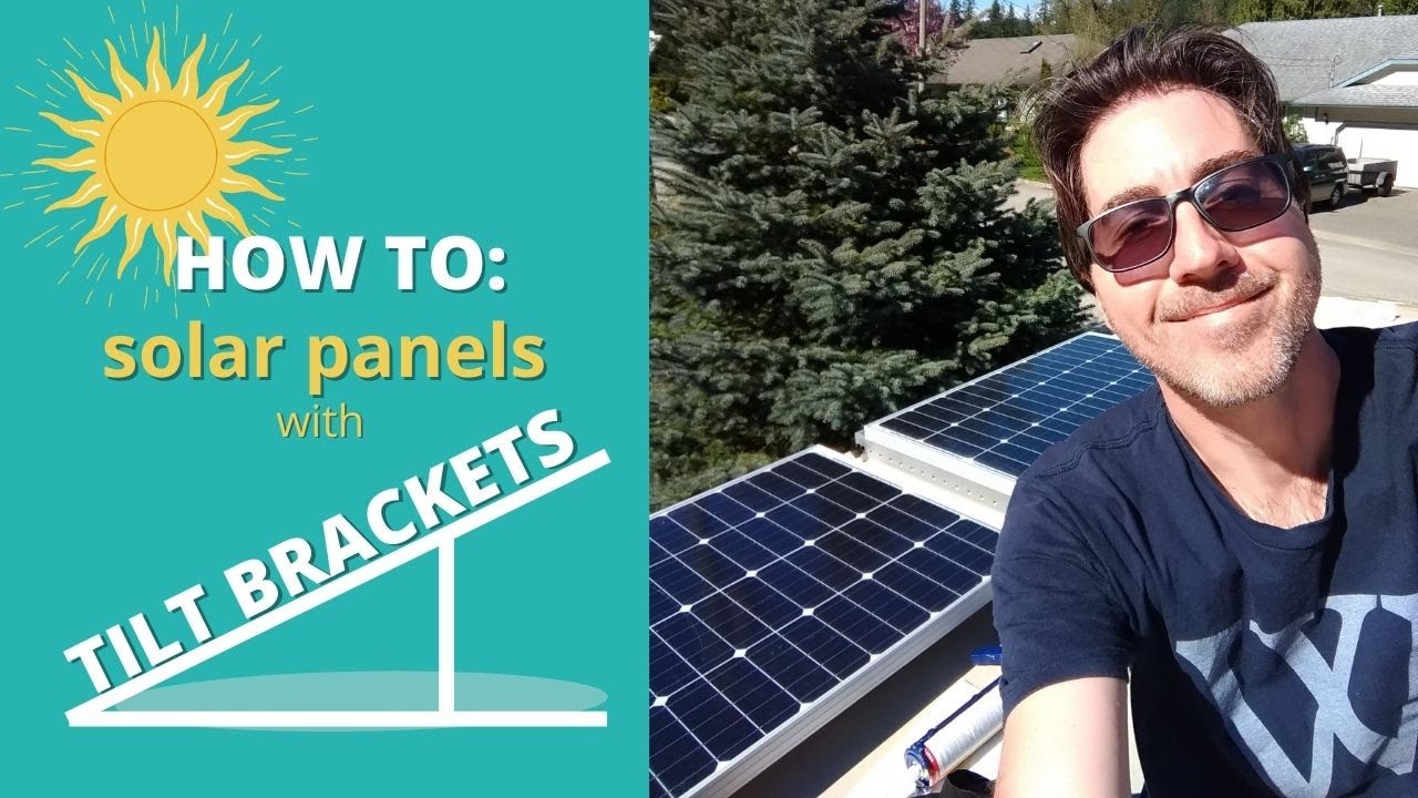 How to install Renogy SOLAR PANELS that TILT! 🌞 - YouTube