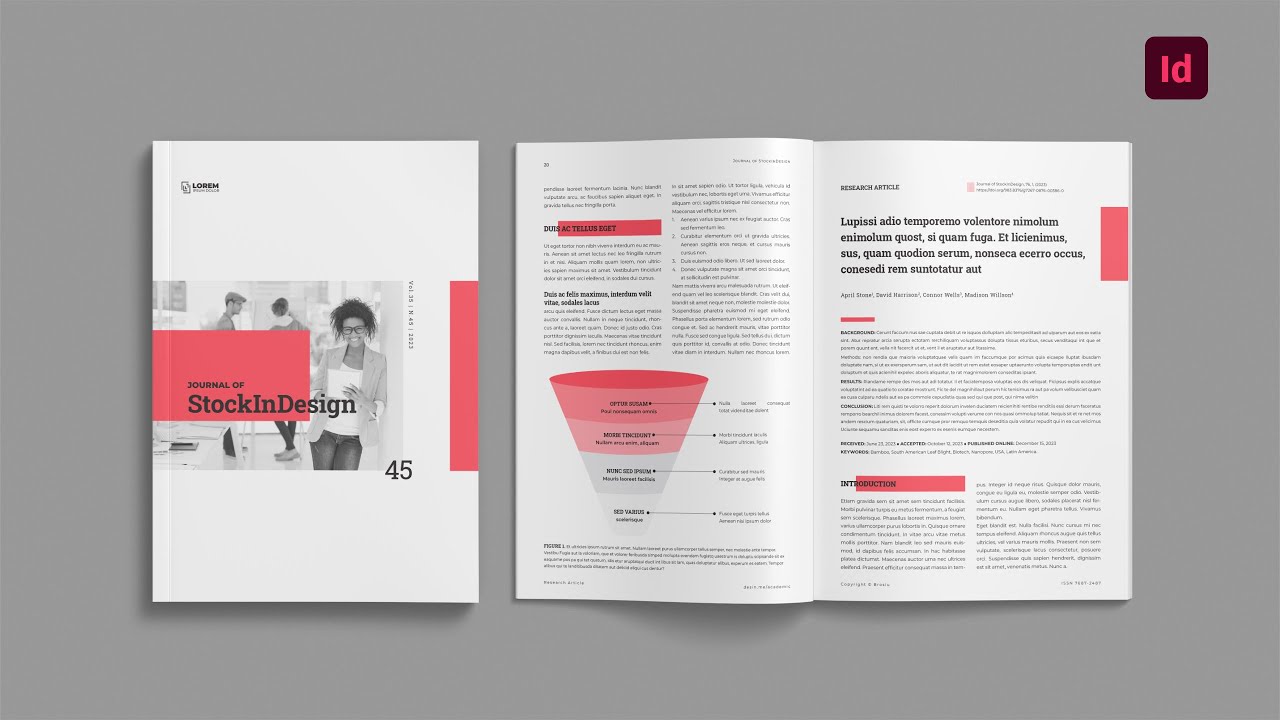 Academic Journal Template - YouTube