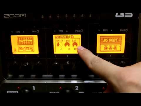 Zoom G3 Pitch Shifter (Drop Tuning) - YouTube