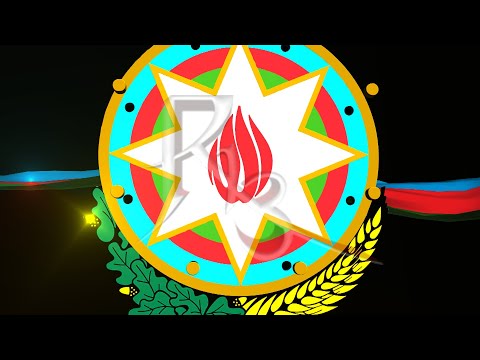 Azerbaycan arması Animasyonu 3D l Emblem of AzerbaijaN (Gerb)
