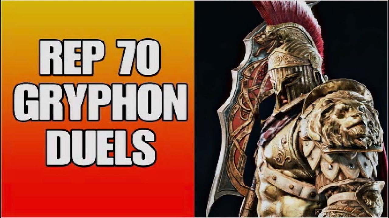 For Honor - Rep 70 Gryphon Duels - This character feels so good to use ...