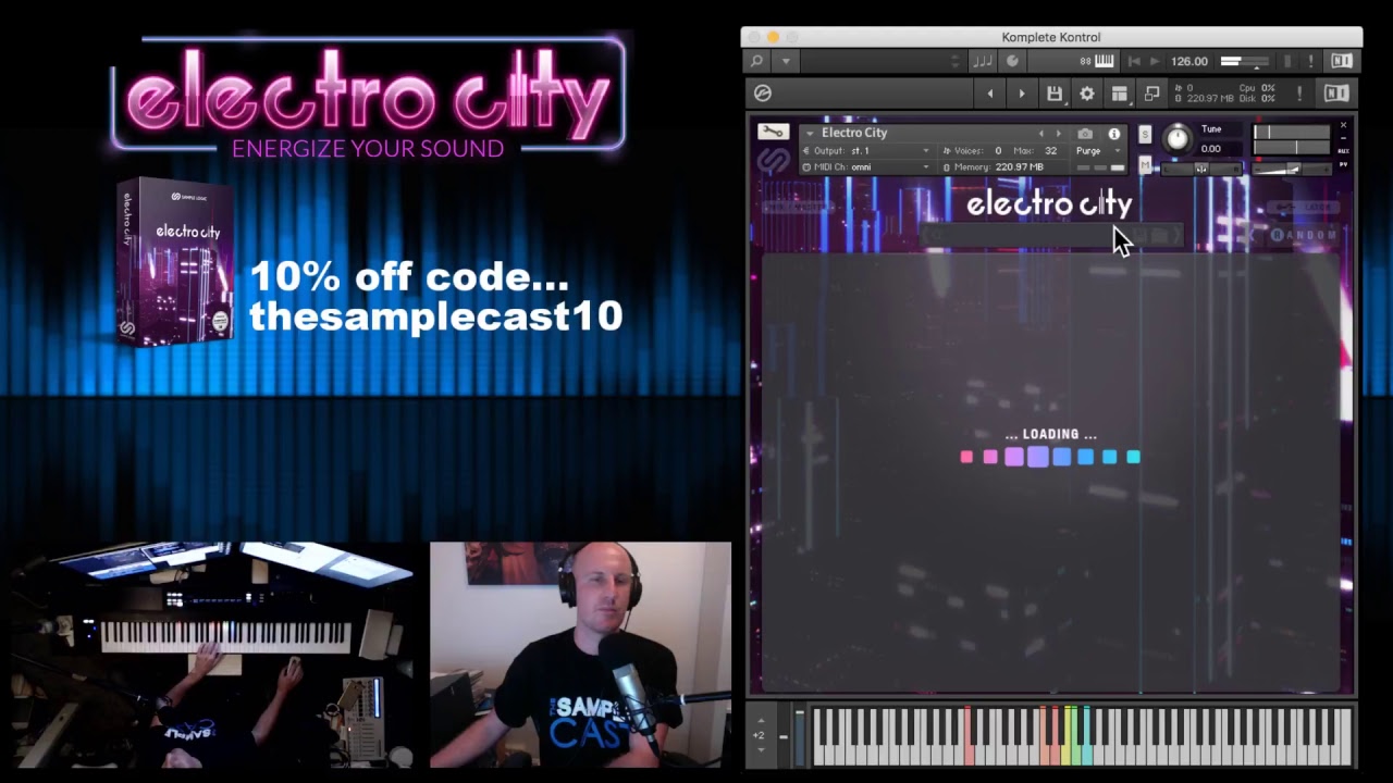 Sample Logic "Electro City" LIVE STREAM - YouTube