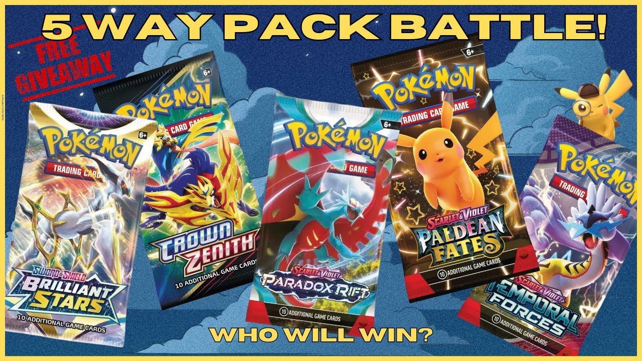 HUGE PACK BATTLE!!! Who will win??? WEEKLY GIVEAWAY! - YouTube