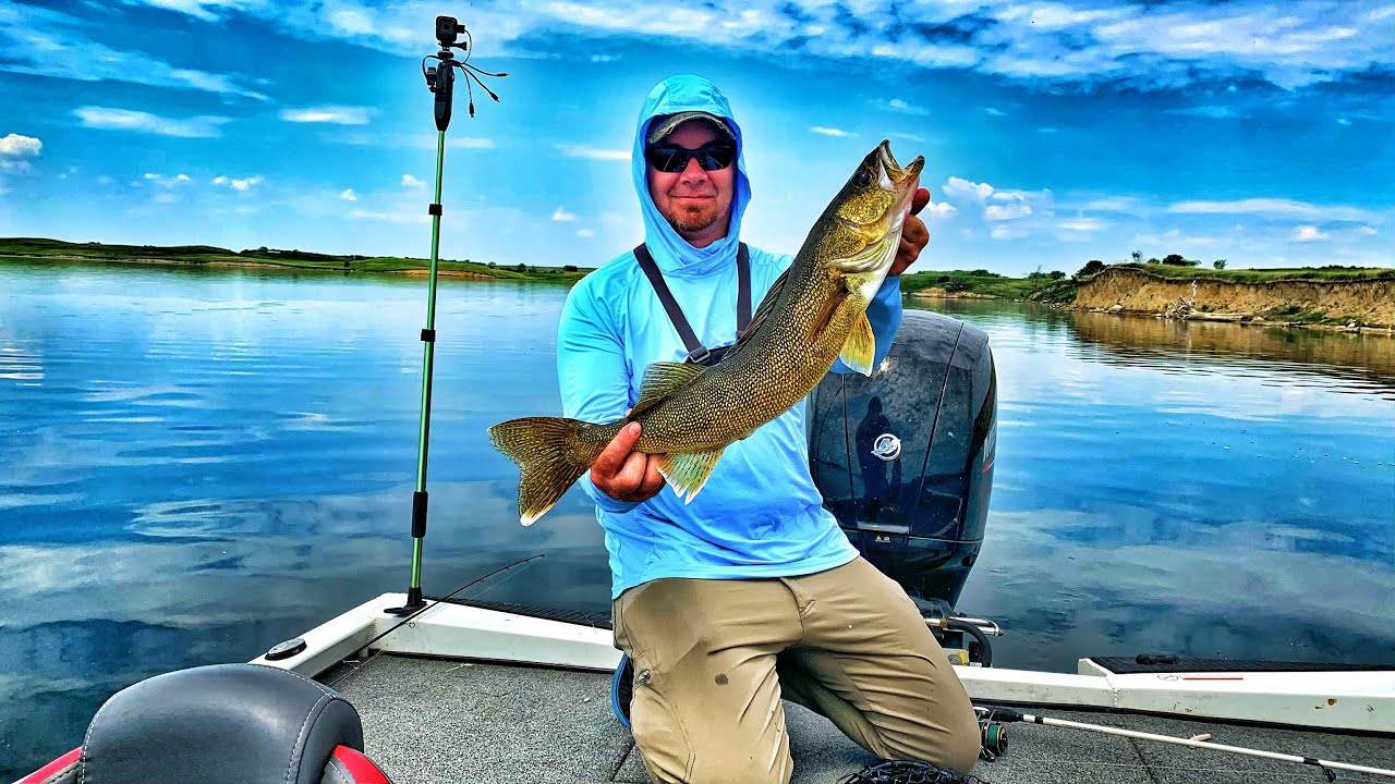Catching BIG WALLEYE in a Small Lake | The Biggest Walleye I have ever ...