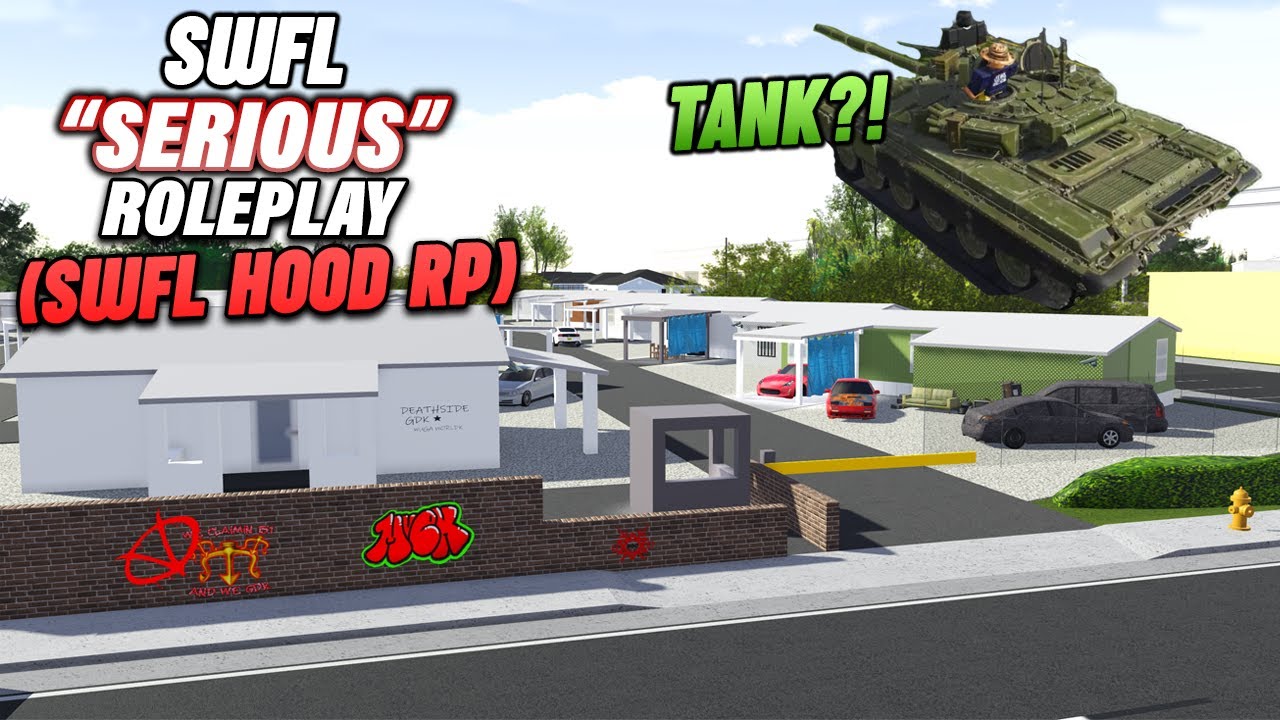 THE FIRST SWFL "SERIOUS RP"... (HOOD RP WITH A TANK?!) || ROBLOX ...