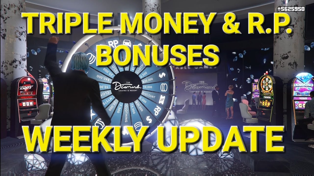 Weekly update event, Triple money bonuses #gta - YouTube